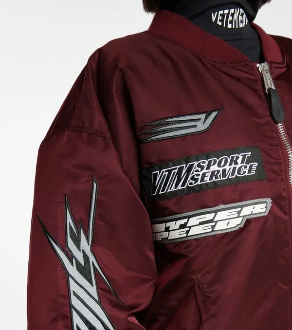 Vetements X Alpha Industries Ma-1 Flight Jacket In Red - 40% Off