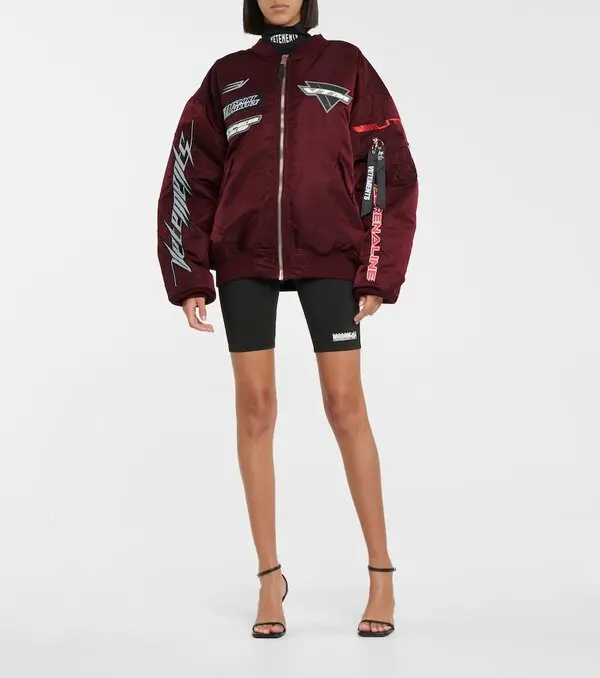 Vetements X Alpha Industries Ma-1 Flight Jacket In Red - 40% Off