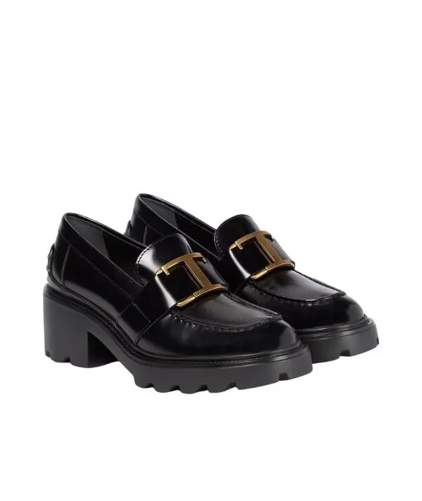 TOD'S Leather Platform Loafers