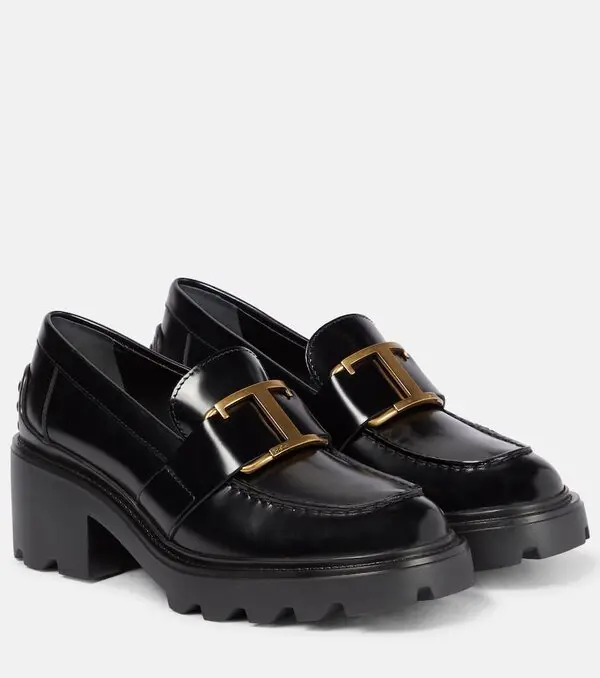TOD'S Leather Platform Loafers