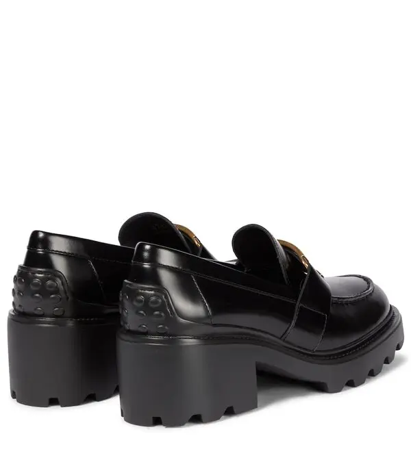 TOD'S Leather Platform Loafers