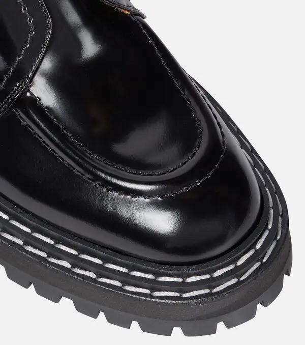 Proenza Schouler Leather Biker Boots