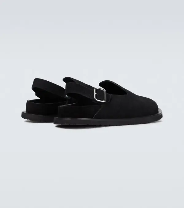 JIL SANDER × BIRKENSTOCK Berlin 41 黒 美品 Jil Sander Birkenstock X Berlin Suede Mules In Black - 30% Off
