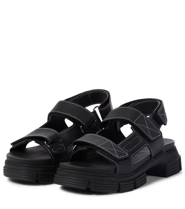GANNI Recycled Rubber Trekking Sandals