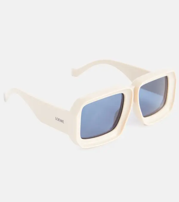 Loewe Square Frame Sunglasses - Beige