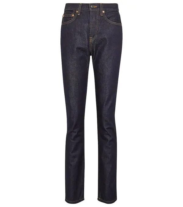 Wardrobe.NYC High-rise Straight Leg Jeans