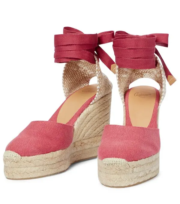 CastaÑer Carina Canvas Espadrille Wedges