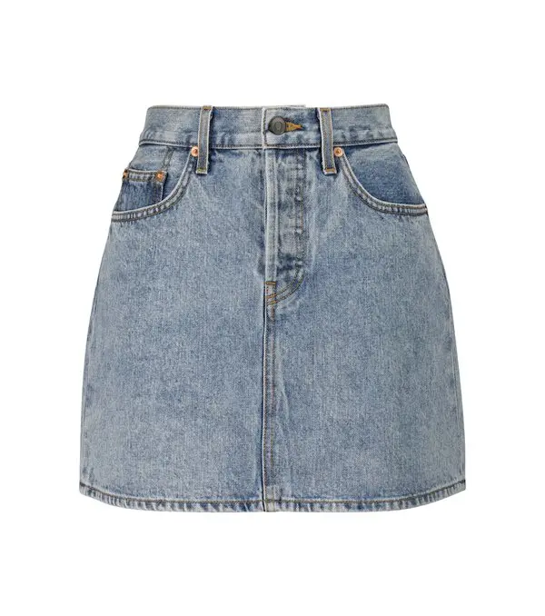 Wardrobe.NYC Mini Denim Skirt