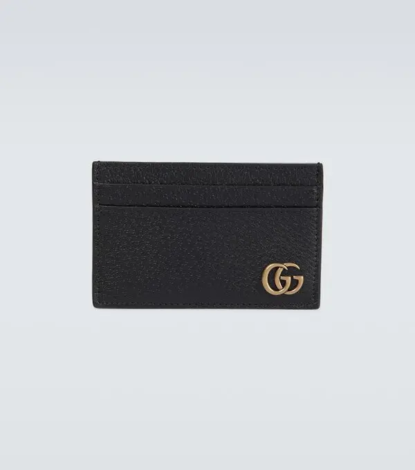 Gucci Gg Marmont Leather Cardholder - Black