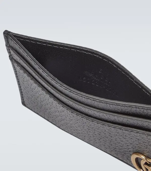 Gucci Gg Marmont Leather Cardholder - Black