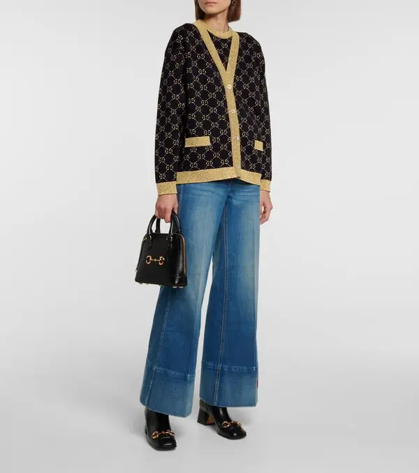 Gucci Cotton-blend Lamé Top