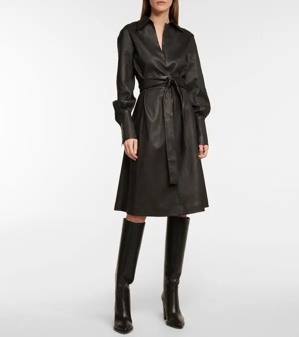 GIANVITO ROSSI Kerolyn 85 Leather Knee-high Boots