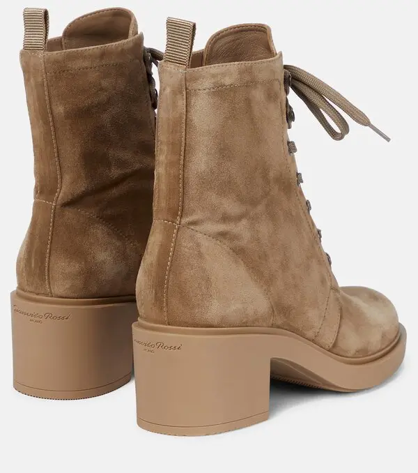 GIANVITO ROSSI Foster Suede Ankle Boots