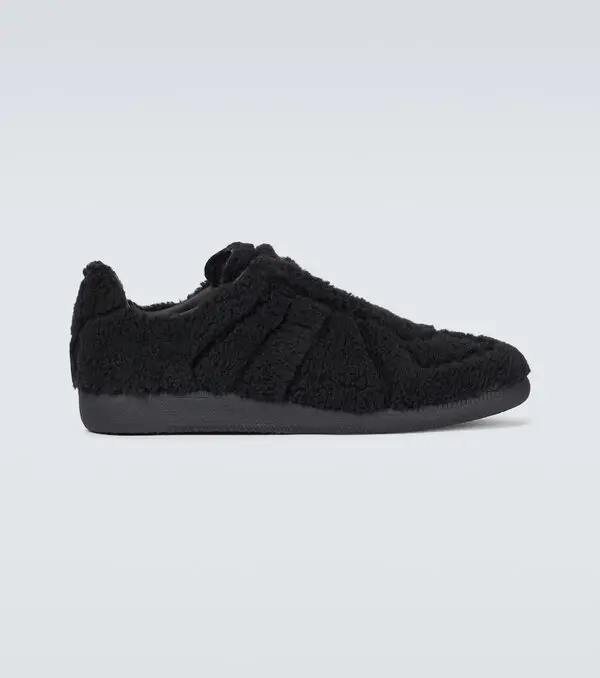 MAISON MARGIELA Replica Faux-shearling Sneakers