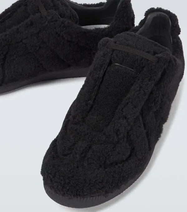 MAISON MARGIELA Replica Faux-shearling Sneakers
