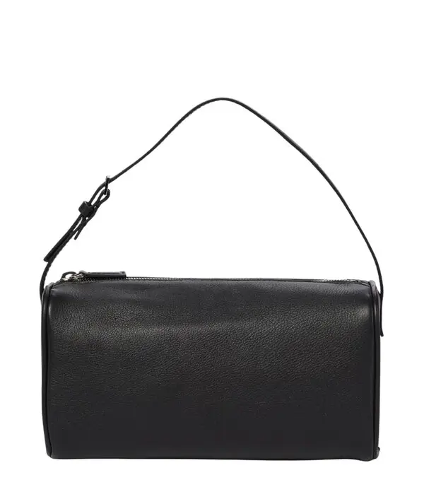 THE ROW Calf Leather Shoulder Bag - Black