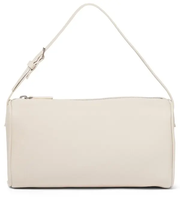 THE ROW 90s Leather Shoulder Bag - White