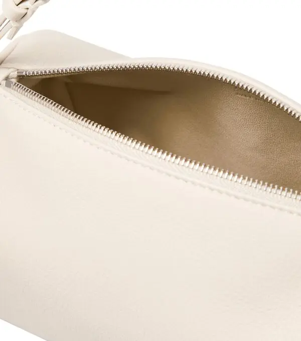 THE ROW 90s Leather Shoulder Bag - White
