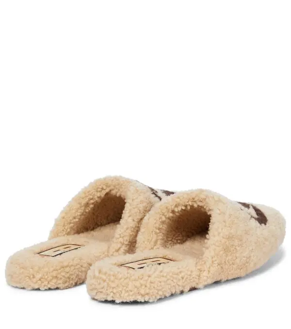Gucci Shearling Slippers