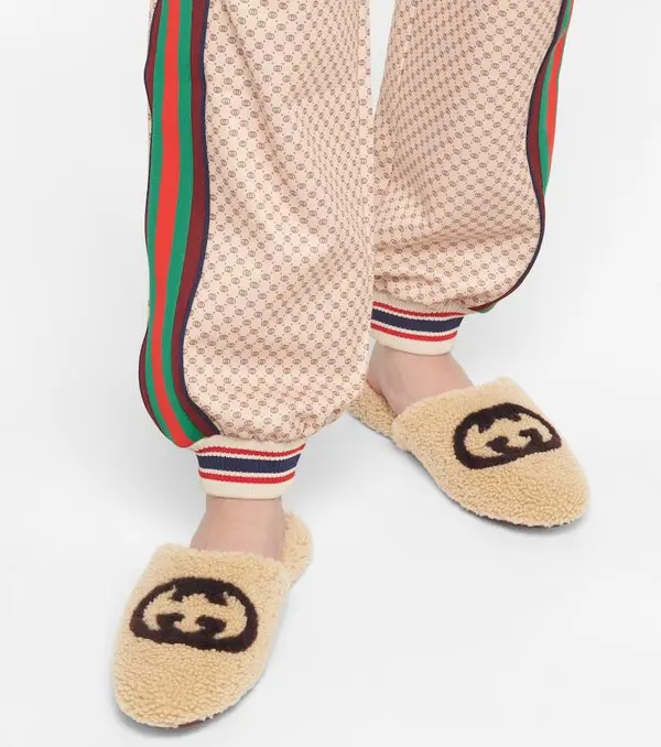 Gucci Shearling Slippers