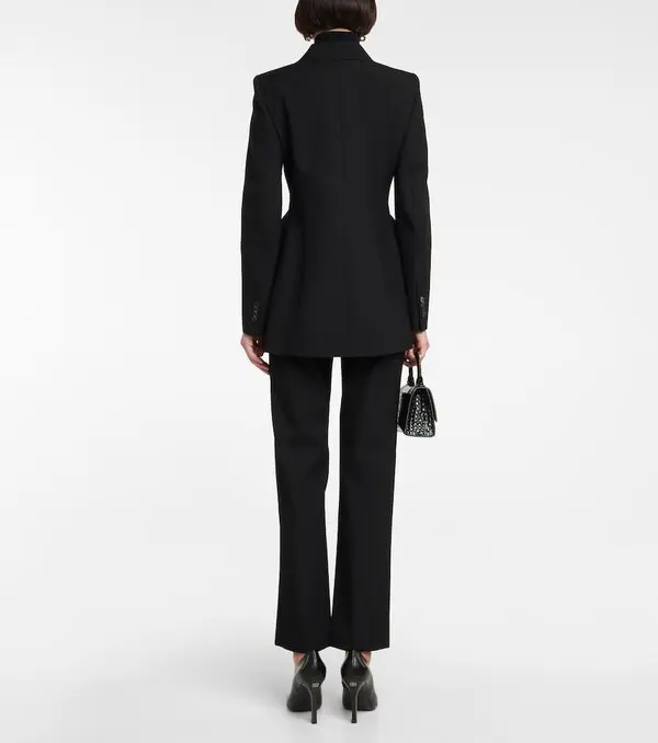 Balenciaga Hourglass Virgin Wool Blazer