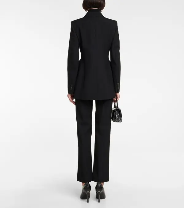 Balenciaga Hourglass Virgin Wool Blazer