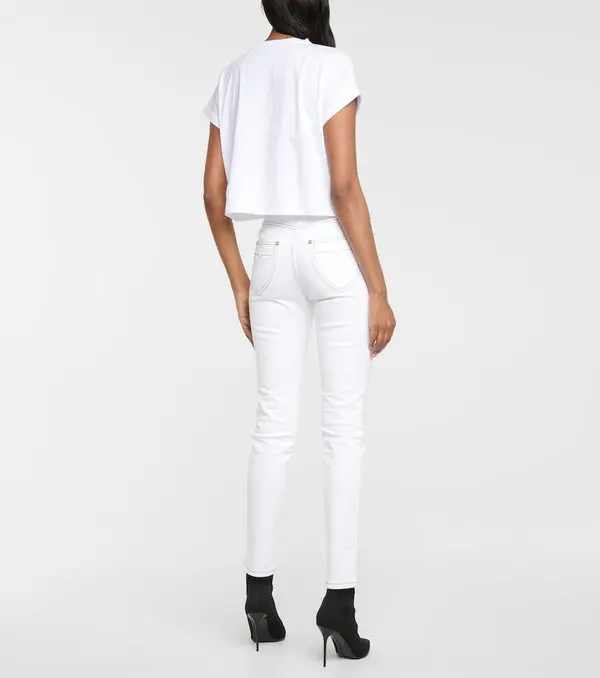 Balmain Logo Cotton T-shirt - White