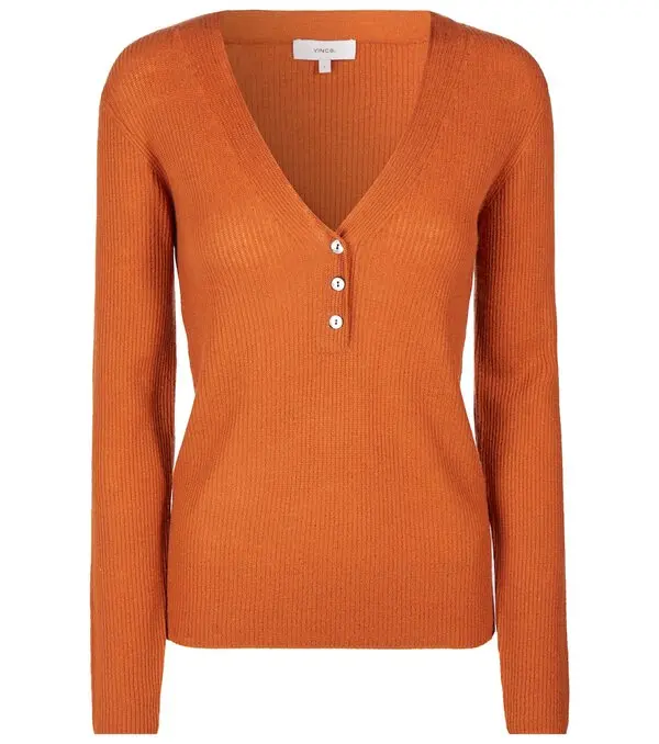 Vince Cashmere V-neck Sweater