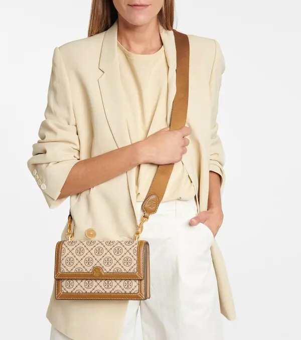 Tory Burch T Monogram Jacquard Shoulder Bag