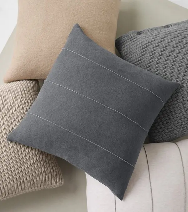 Brunello Cucinelli Embellished Cotton Cushion