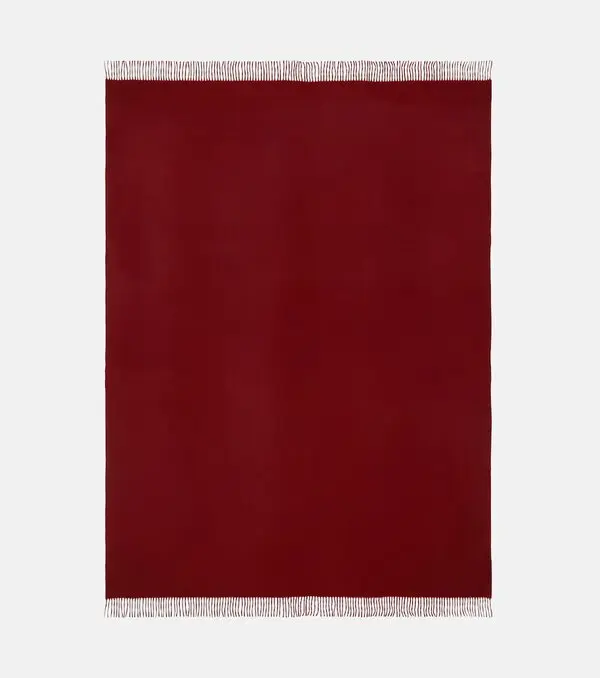 Loro Piana Unito Cashmere Blanket - Red