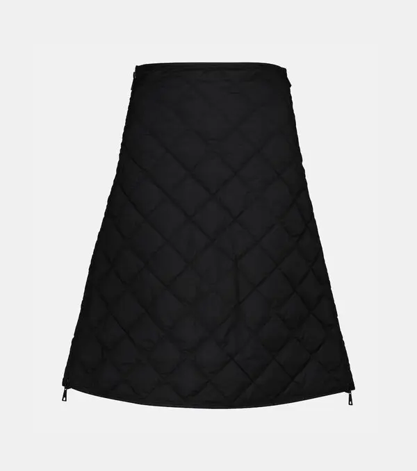 Moncler Quilted High-rise Down Skirt