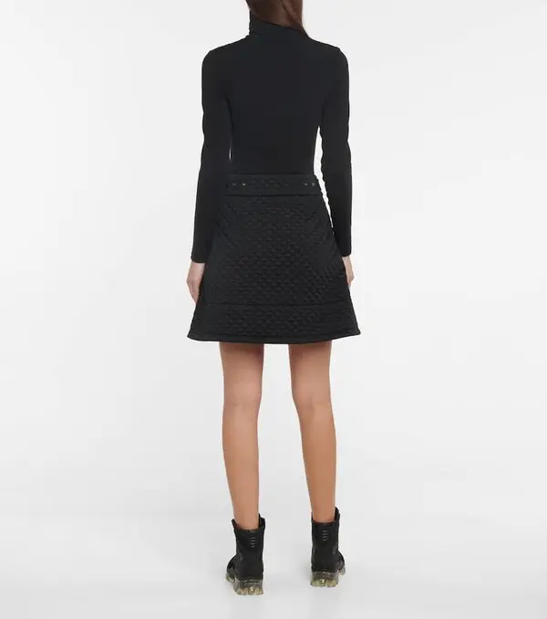 Moncler High-rise Quilted Mini Skirt