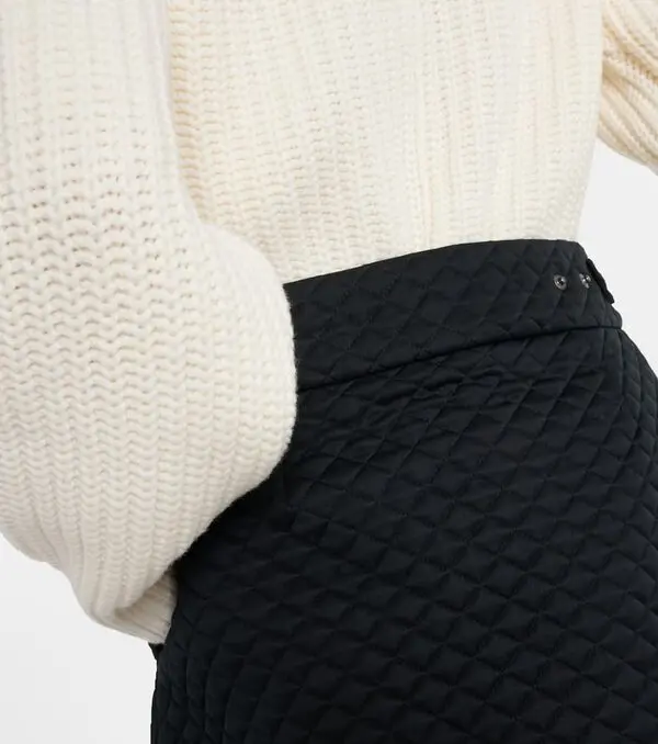 Moncler High-rise Quilted Mini Skirt