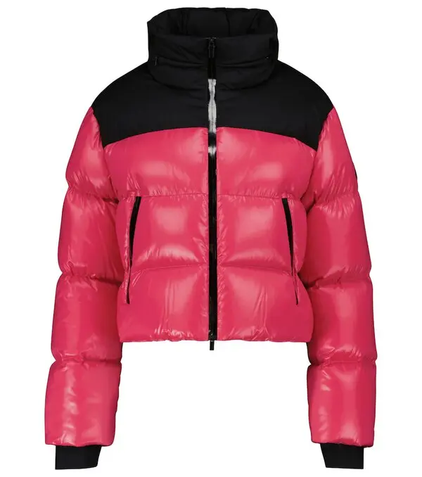 Moncler Jasione Cropped Down Jacket - Black