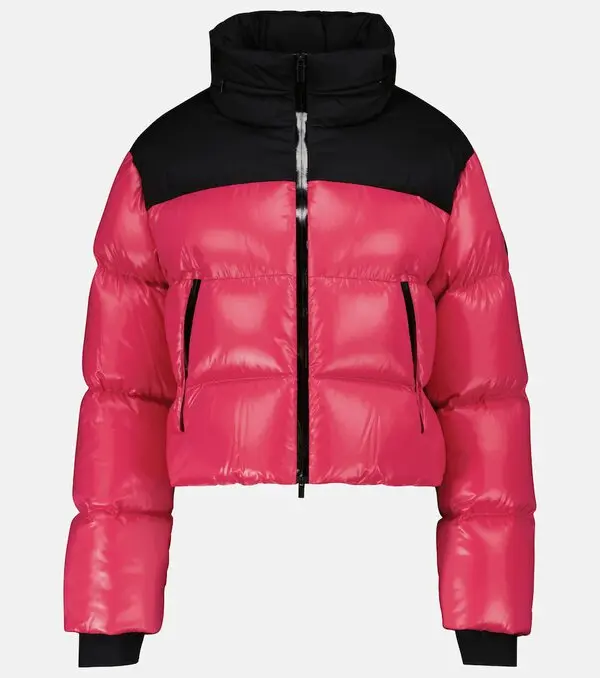 Moncler Jasione Cropped Down Jacket - Black