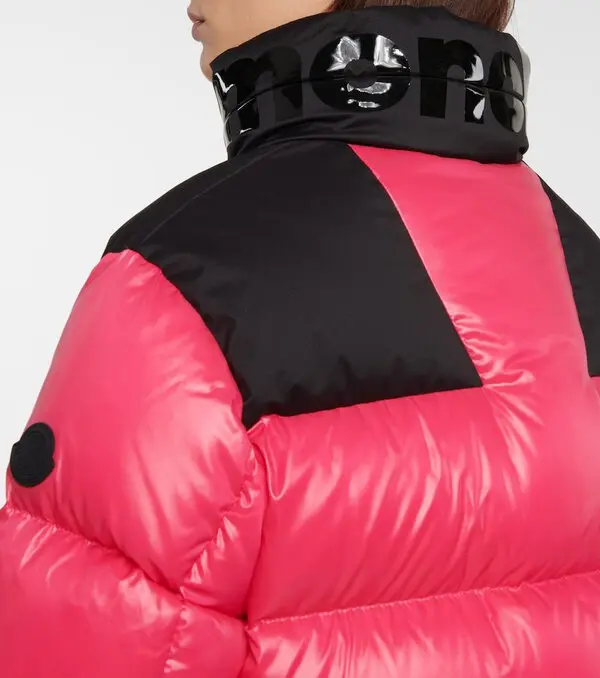 Moncler Jasione Cropped Down Jacket - Black