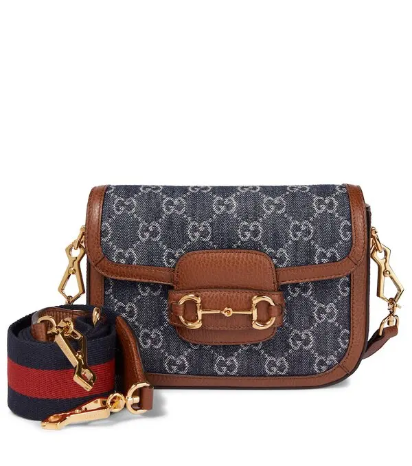 Gucci Exclusive To – Denim Horsebit 1955 Mini Bag