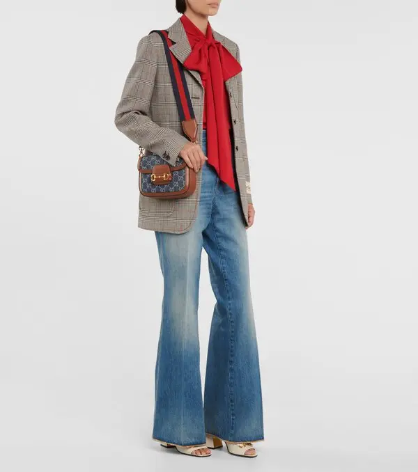Gucci Exclusive To – Denim Horsebit 1955 Mini Bag