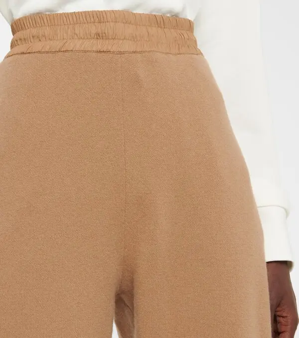 Moncler Wool And Cashmere Sweatpants - Beige