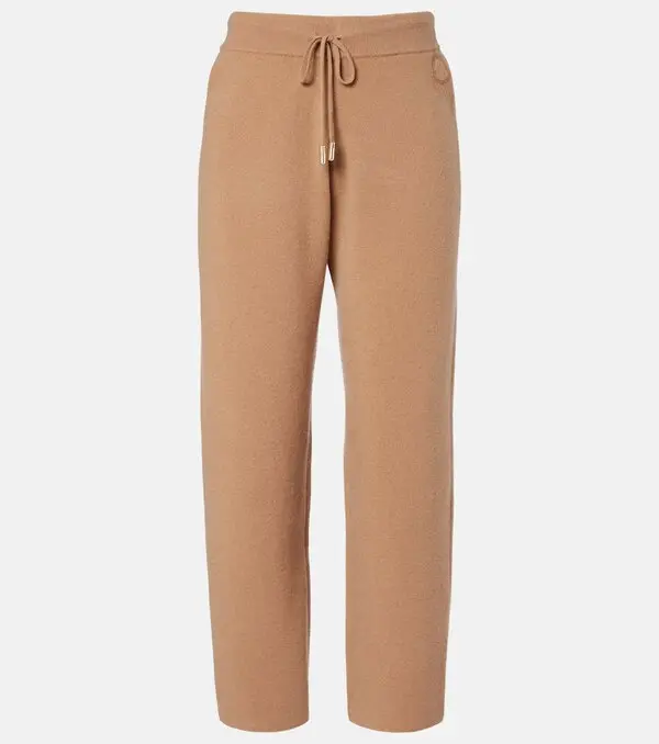 Moncler Wool And Cashmere Sweatpants - Beige