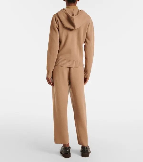 Moncler Wool And Cashmere Sweatpants - Beige