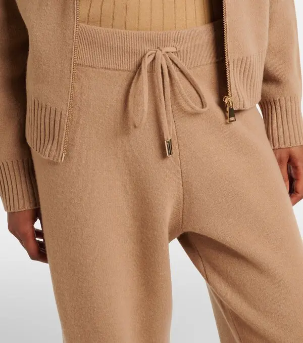 Moncler Wool And Cashmere Sweatpants - Beige