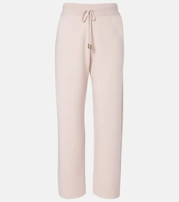 Moncler Wool And Cashmere Sweatpants - Pink