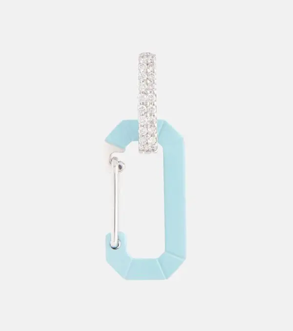 EERA Eéra Chiara Small Single Earring - Blue