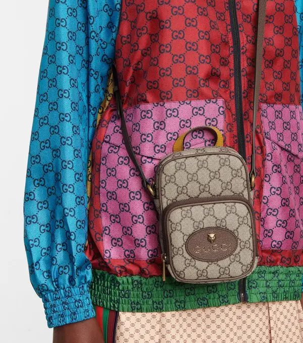 Gucci Neo Vintage Gg Supreme Mini Crossbody Bag - Beige