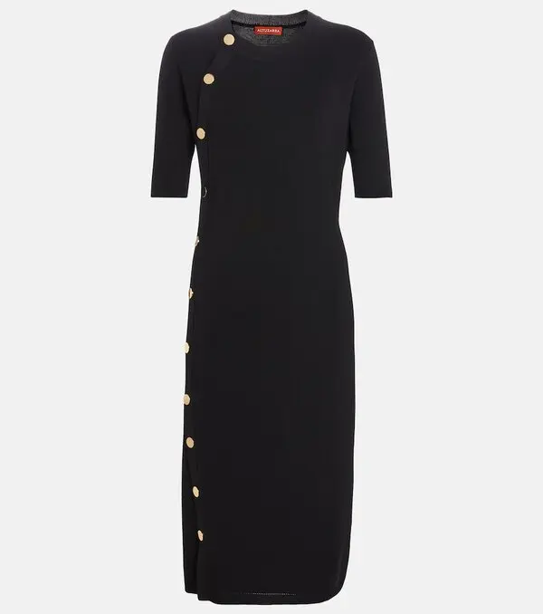 Altuzarra Minamoto Knit Midi Dress - Black