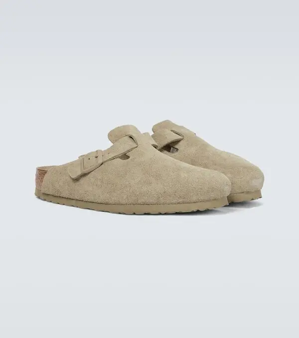 BIRKENSTOCK Boston Suede Mules
