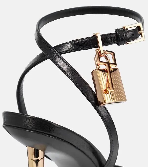 TOM FORD Padlock Leather Sandals
