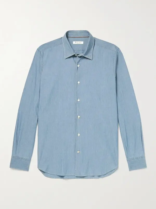Loro Piana Arthur Preston Cotton-chambray Shirt